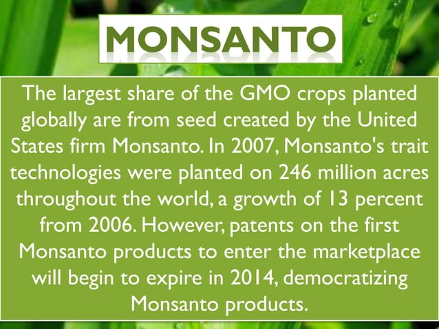 Genetically modified crop | PPTX