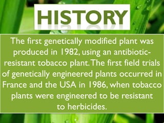 Genetically modified crop | PPTX