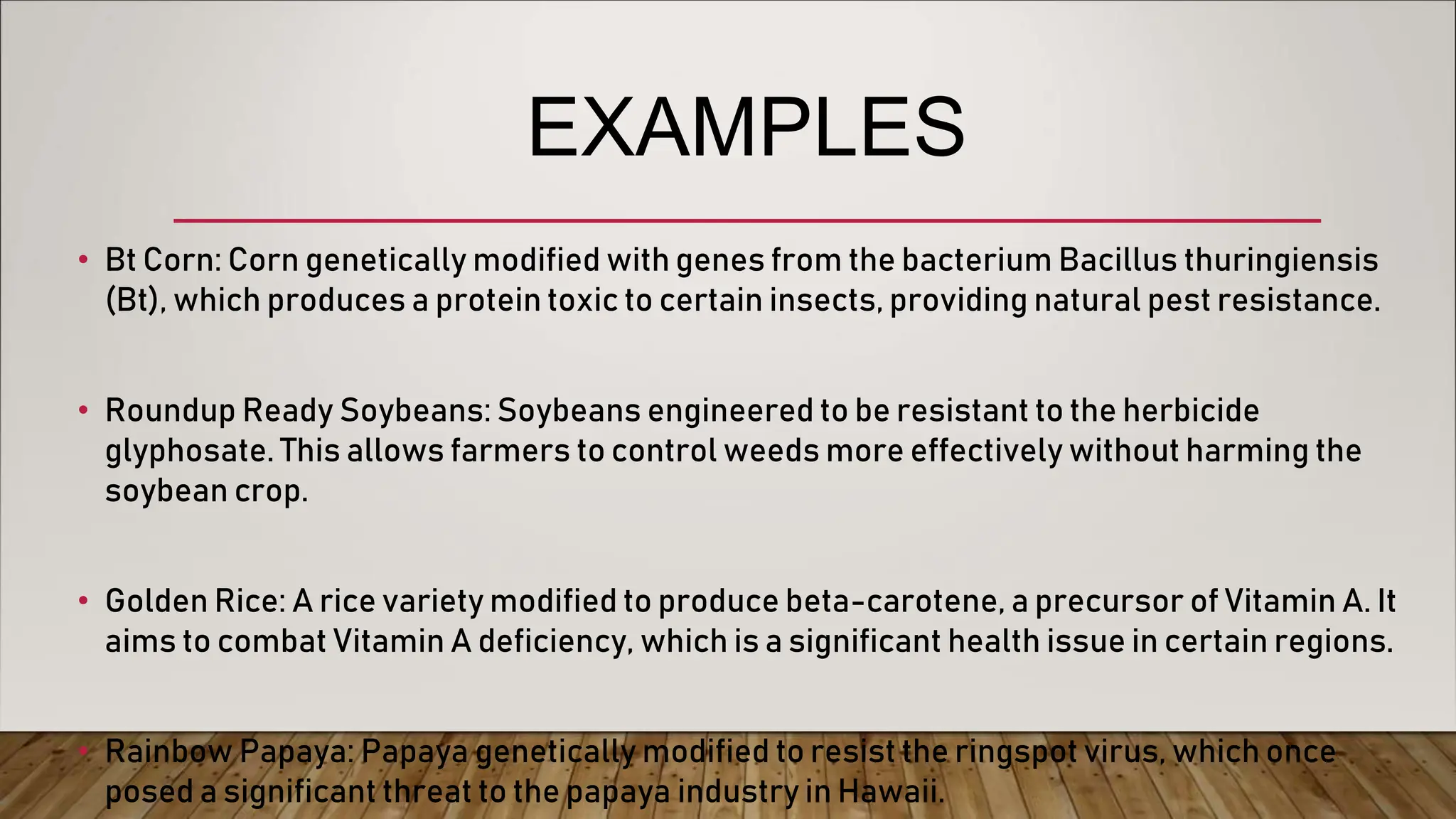 Genetically modified crops with examples.ppt
