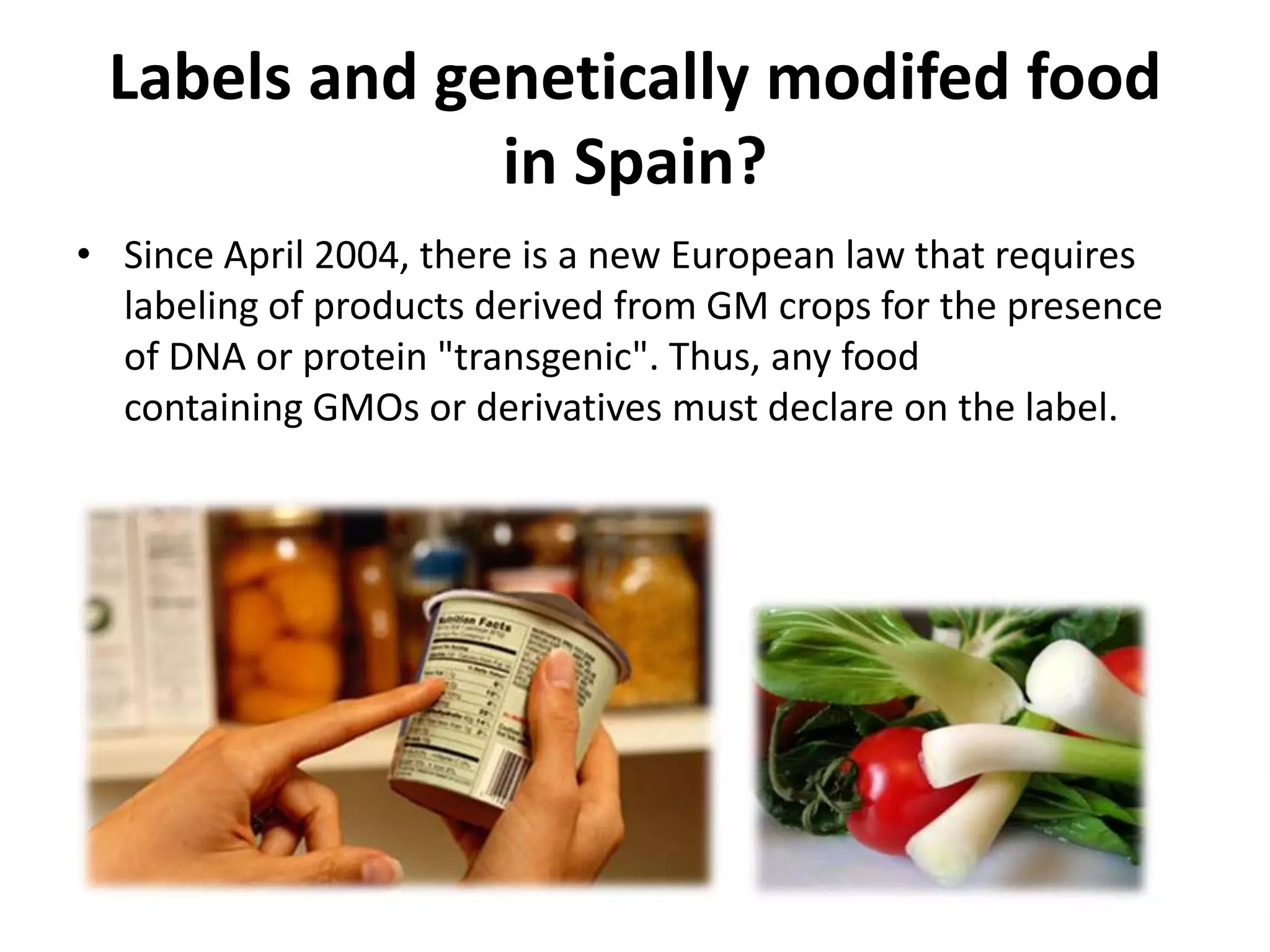 Genetically modified food | PPTX