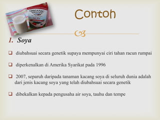 Genetically modified food | PPTX