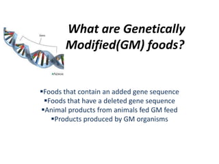 Genetically modified food | PPT