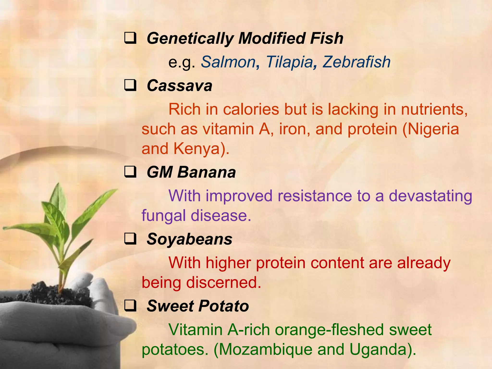 Genetically modified food and its consequences on human health and ...