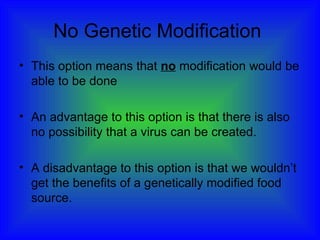 Genetically Modified Foods | PPT