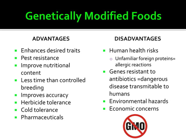 Genetically Modified Foods | PPT