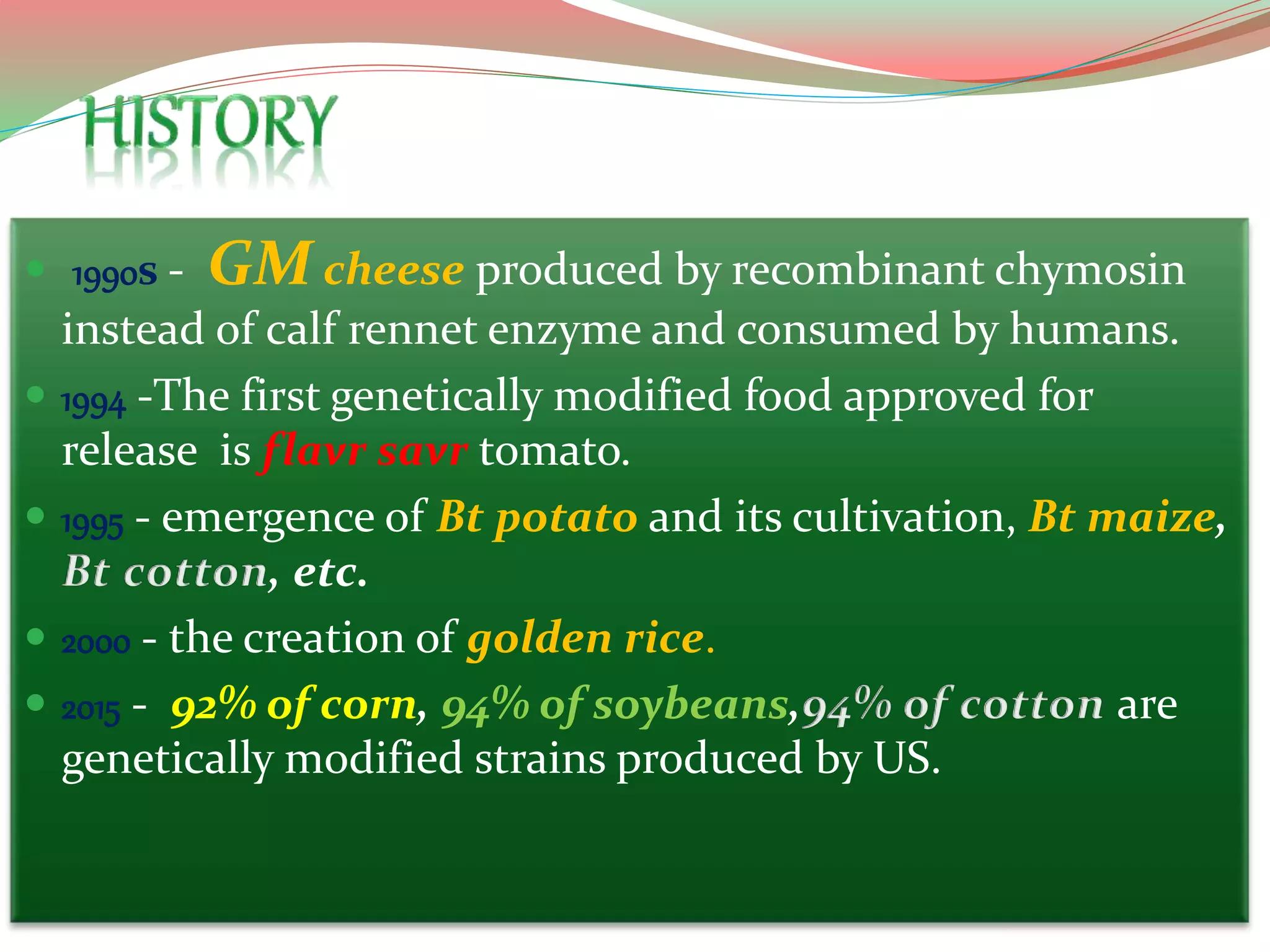 Genetically modified foods | PPT