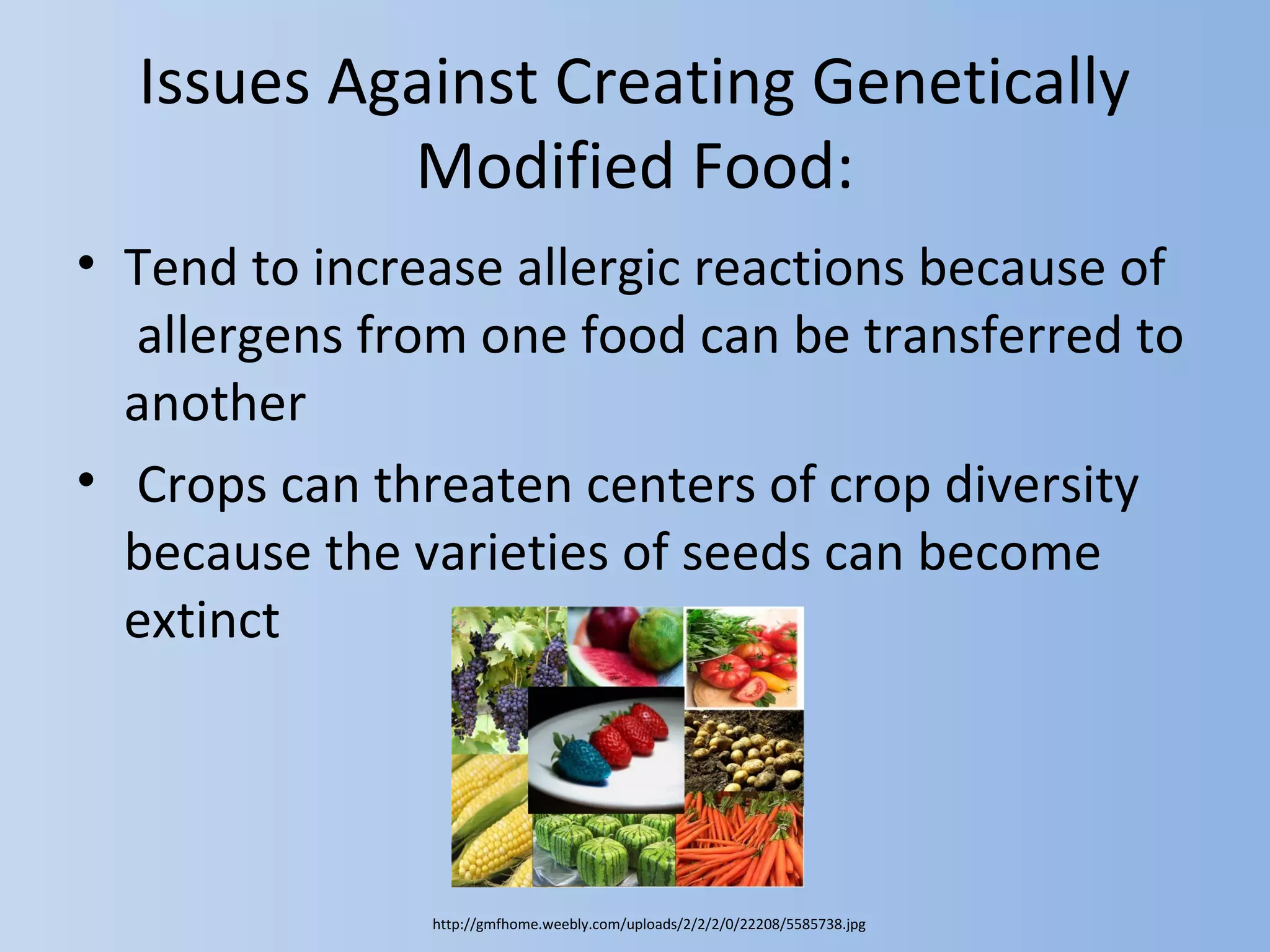 Genetically modified foods bio | PPT