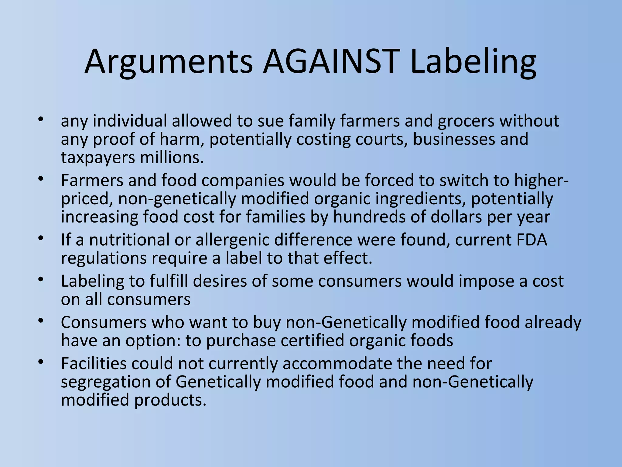 Genetically modified foods bio | PPT