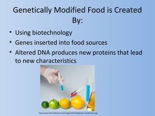 Genetically modified foods bio | PPT