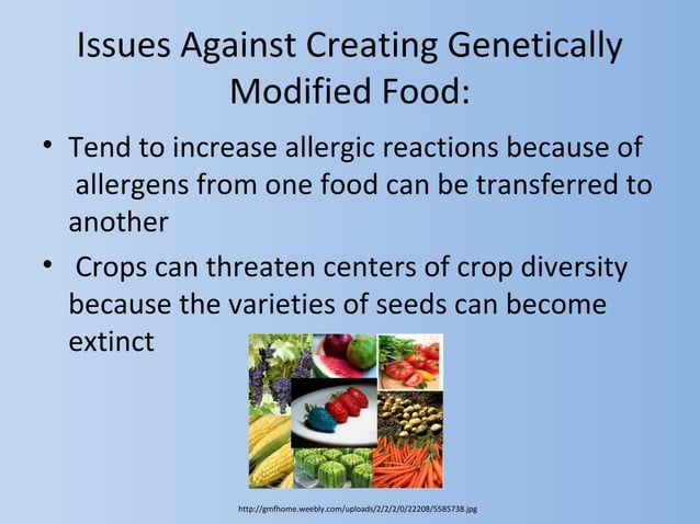Genetically modified foods bio | PPT