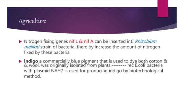 Genetically modified microbes | PPTX