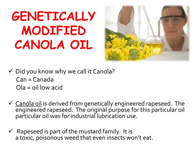 Genetically modified oils | PPTX