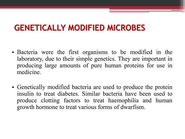 Genetically Modified Organism.ppt | Agriculture | Industries