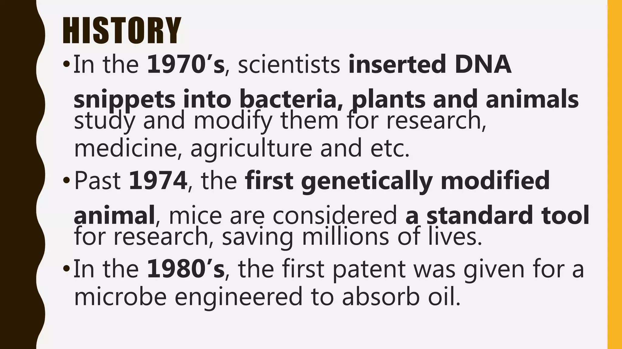 Genetically Modified Organism (GMO) | PPTX