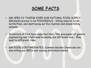 Genetically Modified Organisms (GMO) | PPTX