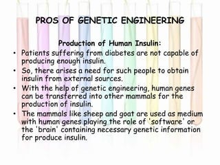 Genetic Engineering In Humans Pros