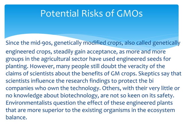Genetically Modified Organisms (GMOs).pptx