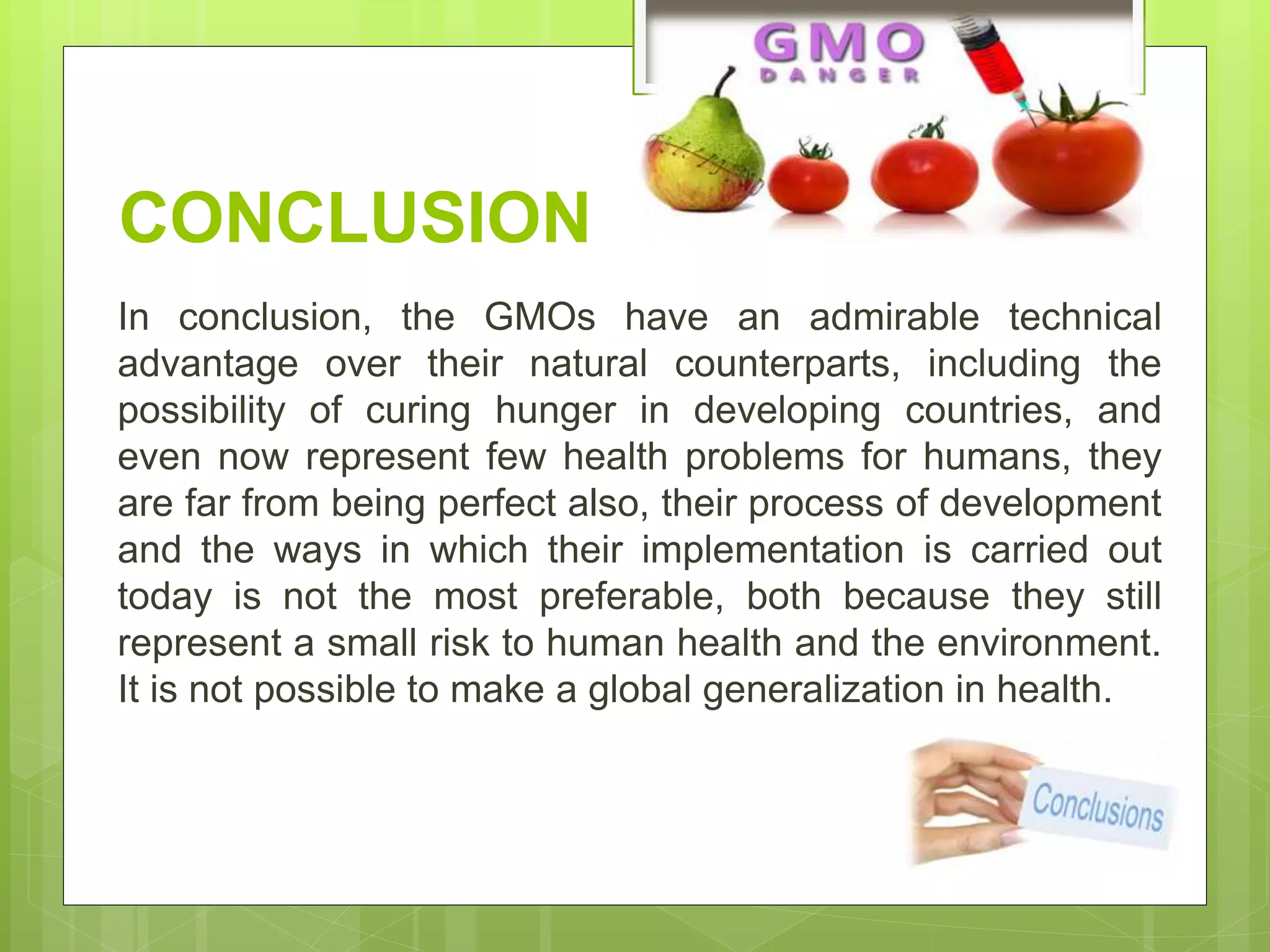 GENETICALLY MODIFIED PLANTS | PPTX