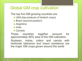 GENETICALLY MODIFIED PLANTS | PPTX