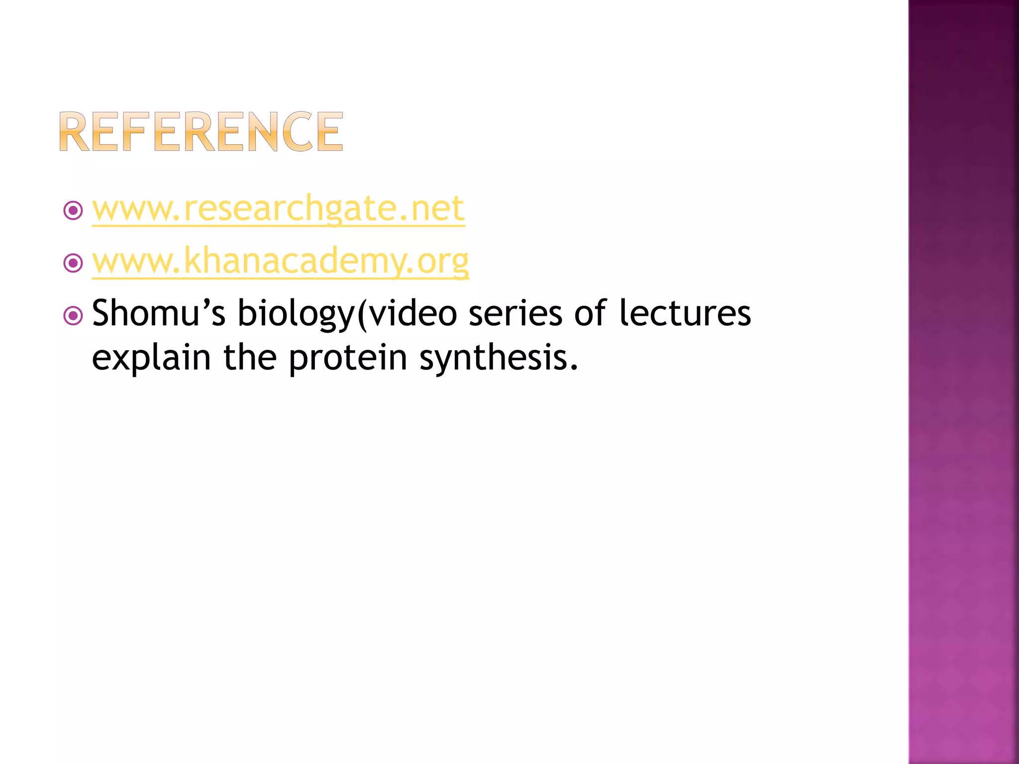 Protein Synthesis In Eukaryotes | PPTX