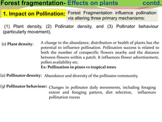 Genetic aspects of forest fragmentation | PPTX