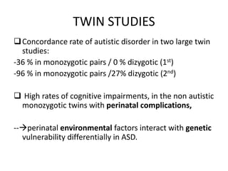 Genetic aspects of specific psychiatric disorders | PPTX