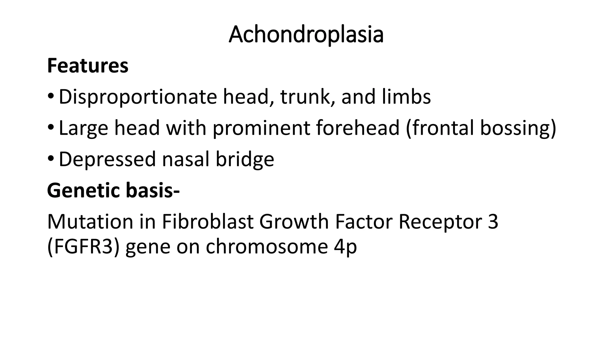Genetic Basis & Clinical Features of Achondroplasia [Autosaved].pptx