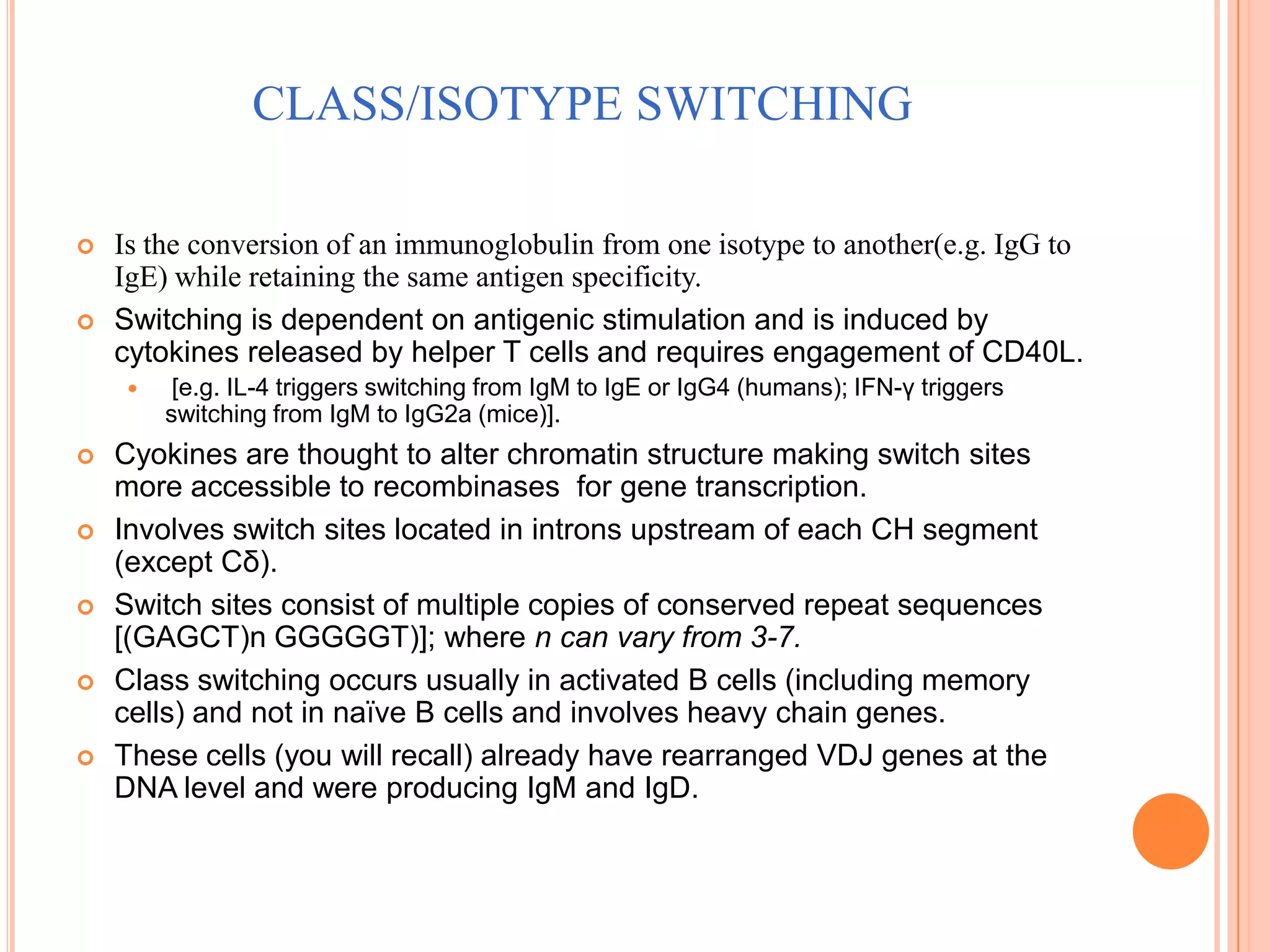 Genetic basis of antibody diversity | PPTX