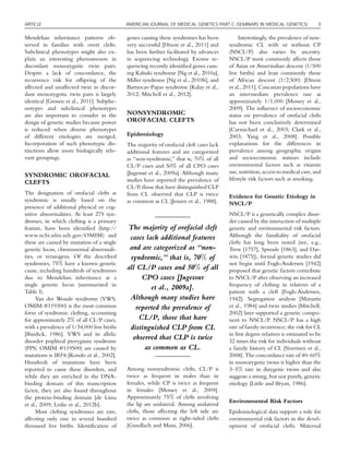 GENETIC BASIS OF CLEFT LIP & pALATE.pdf ORTHODONTICS | PDF