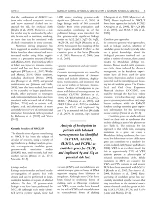 GENETIC BASIS OF CLEFT LIP & pALATE.pdf ORTHODONTICS | PDF