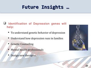 Genetic basis of depression | PPT