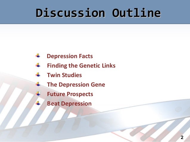 Genetic basis of depression