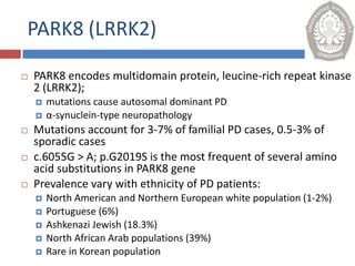 Genetic Basis Of Parkinson Disease | PPTX