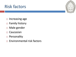 Genetic Basis Of Parkinson Disease | PPTX