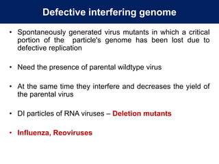 Genetic changes in the viral genome | PPTX