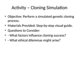 Genetics cloning powerpoint academic genetics | PPT
