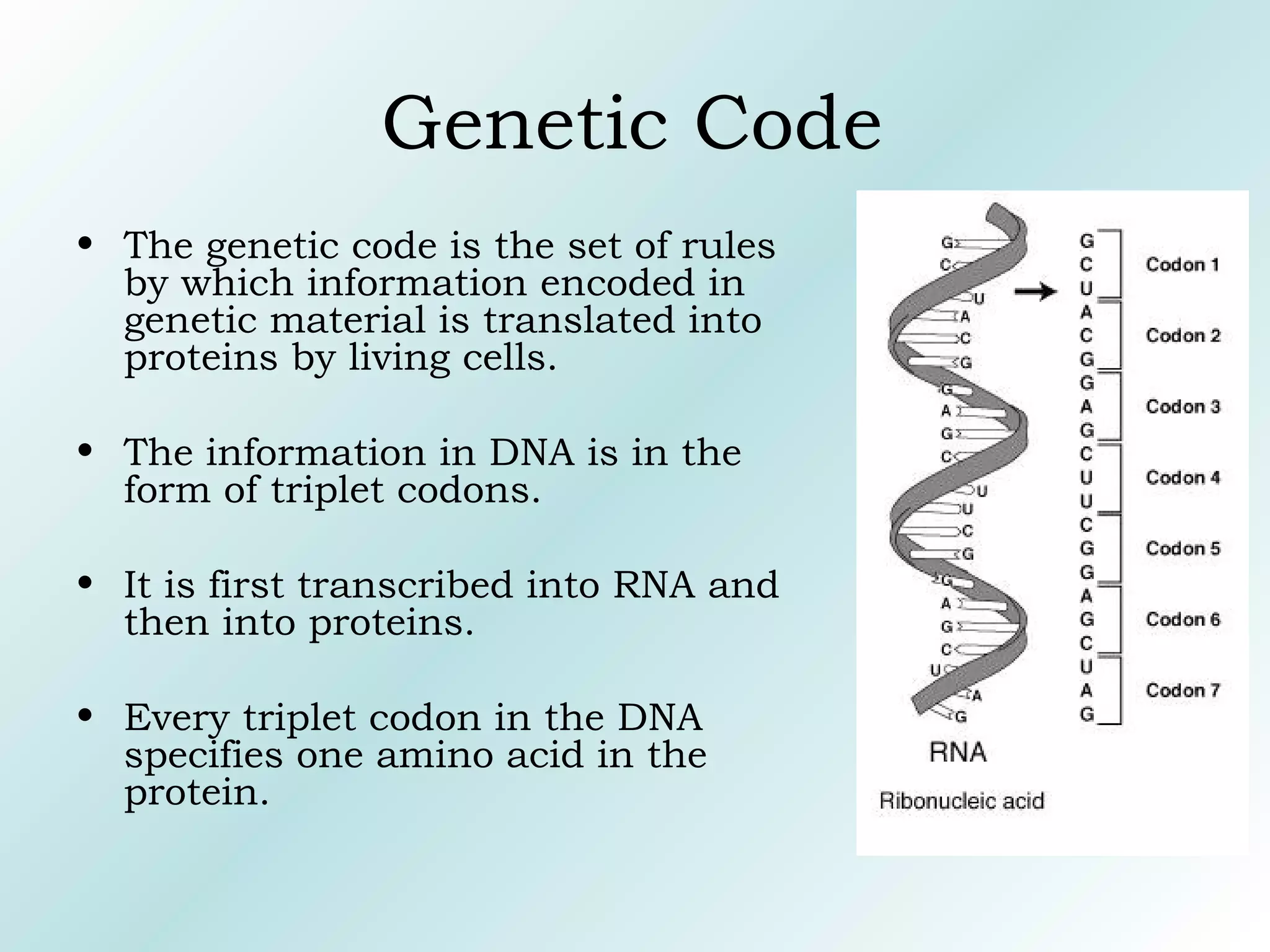 Genetic code | PPT