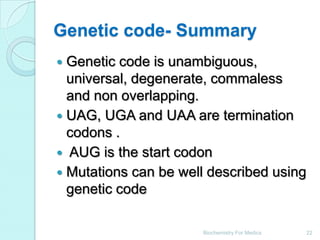 Genetic code | PPT