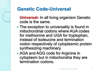 Genetic code | PPT