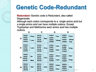 Genetic code | PPT
