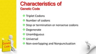 Genetic code - | PPSX