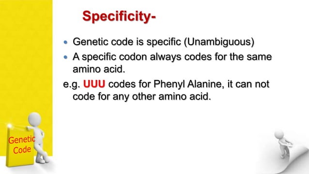 Genetic code - | PPSX | Programming Languages | Computing