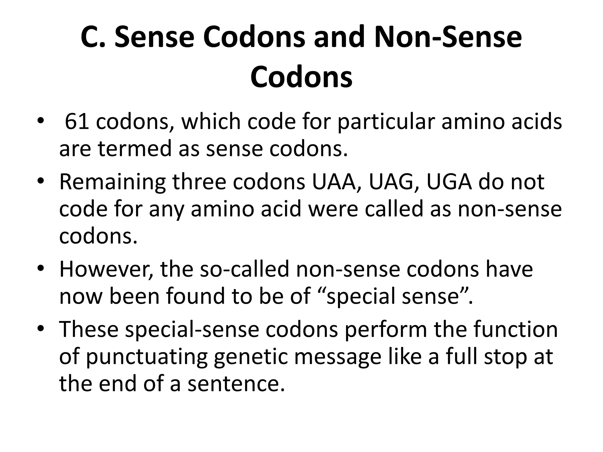Genetic code and its properties | PDF