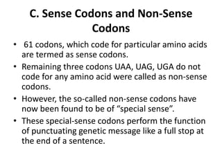 Genetic code and its properties | PDF