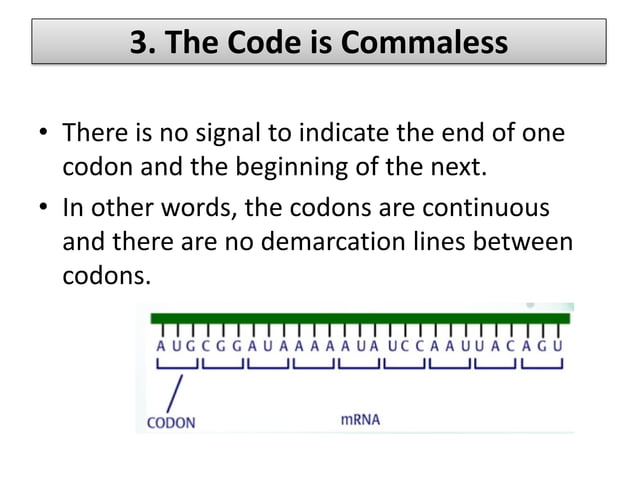 Genetic code and its properties | PDF
