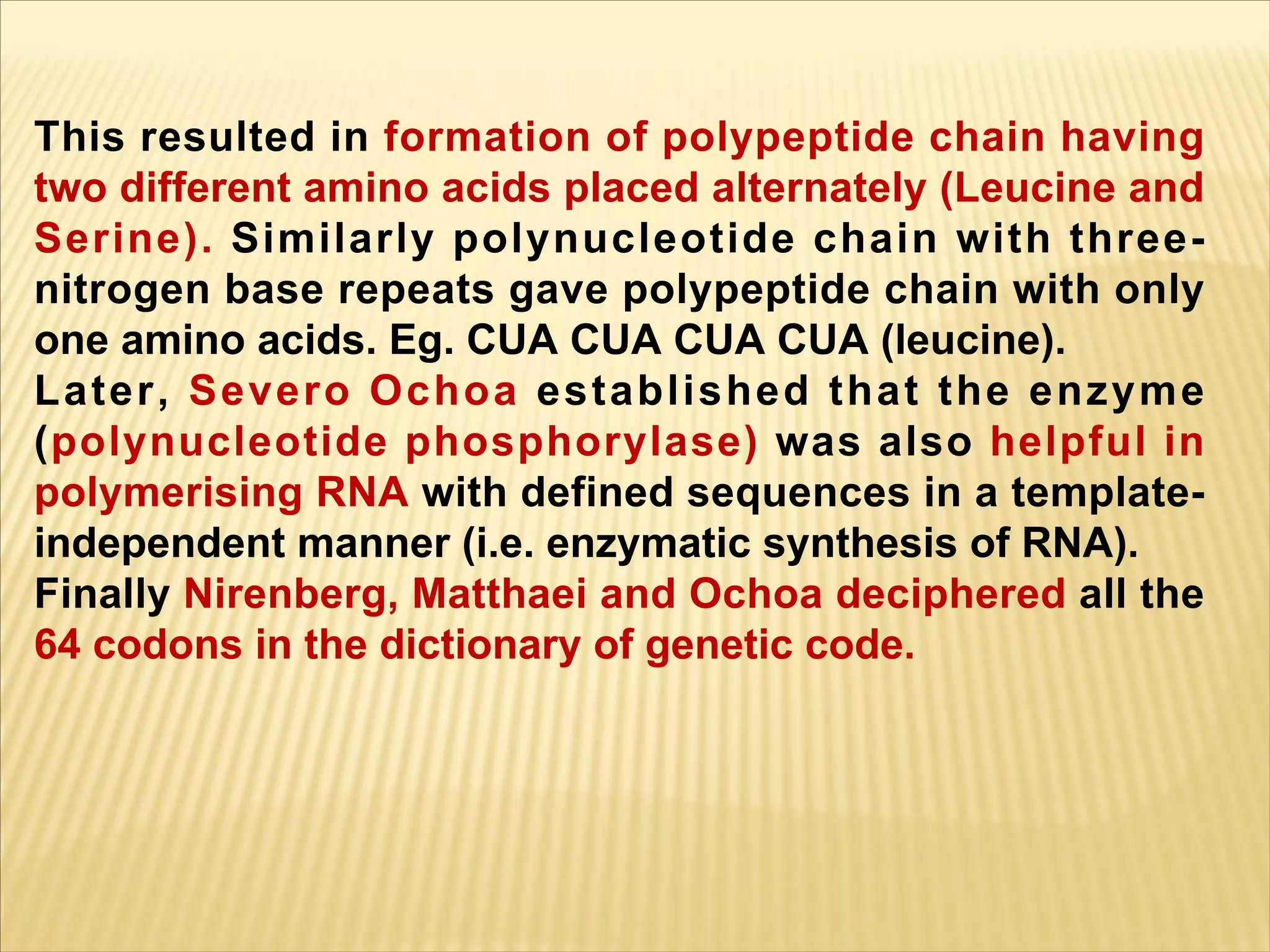 Genetic Code Properties Ppt 4406