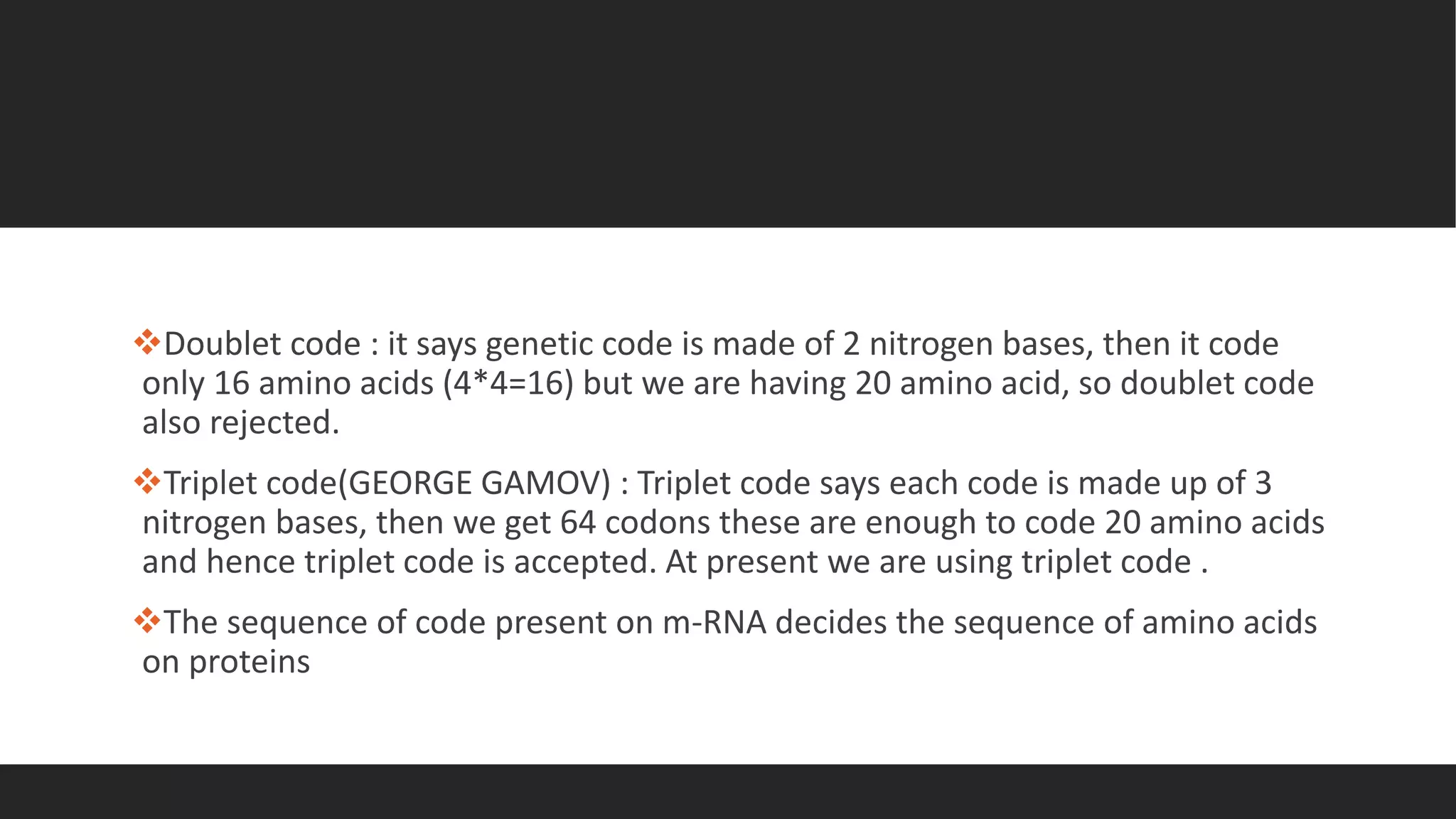 Genetic code | PPT