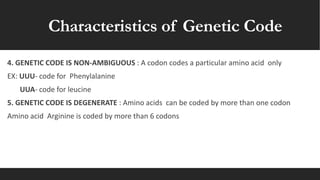 Genetic code | PPT