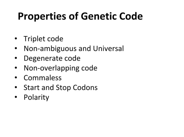 genetic code.pptx | Programming Languages | Computing