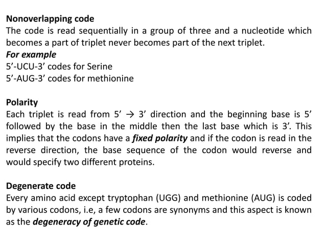 genetic code.pptx | Programming Languages | Computing